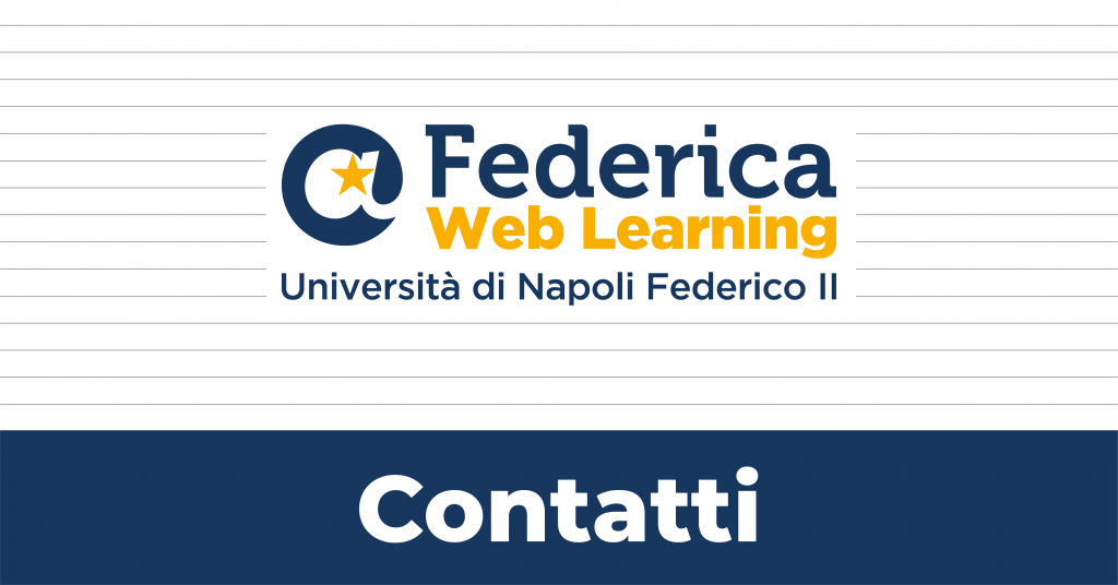 Contatti: entra in contatto con Federica - Federica Web Learning