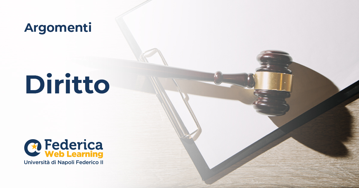 Corsi online in Diritto - Federica Web Learning
